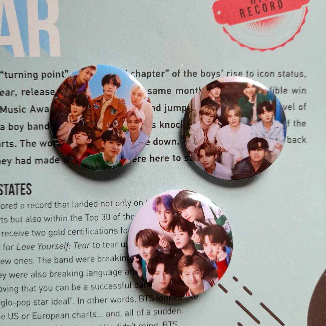 Bts Badge Setbts Pinbts Badge Bts Kim Taehyung Rm Jhope - Etsy UK