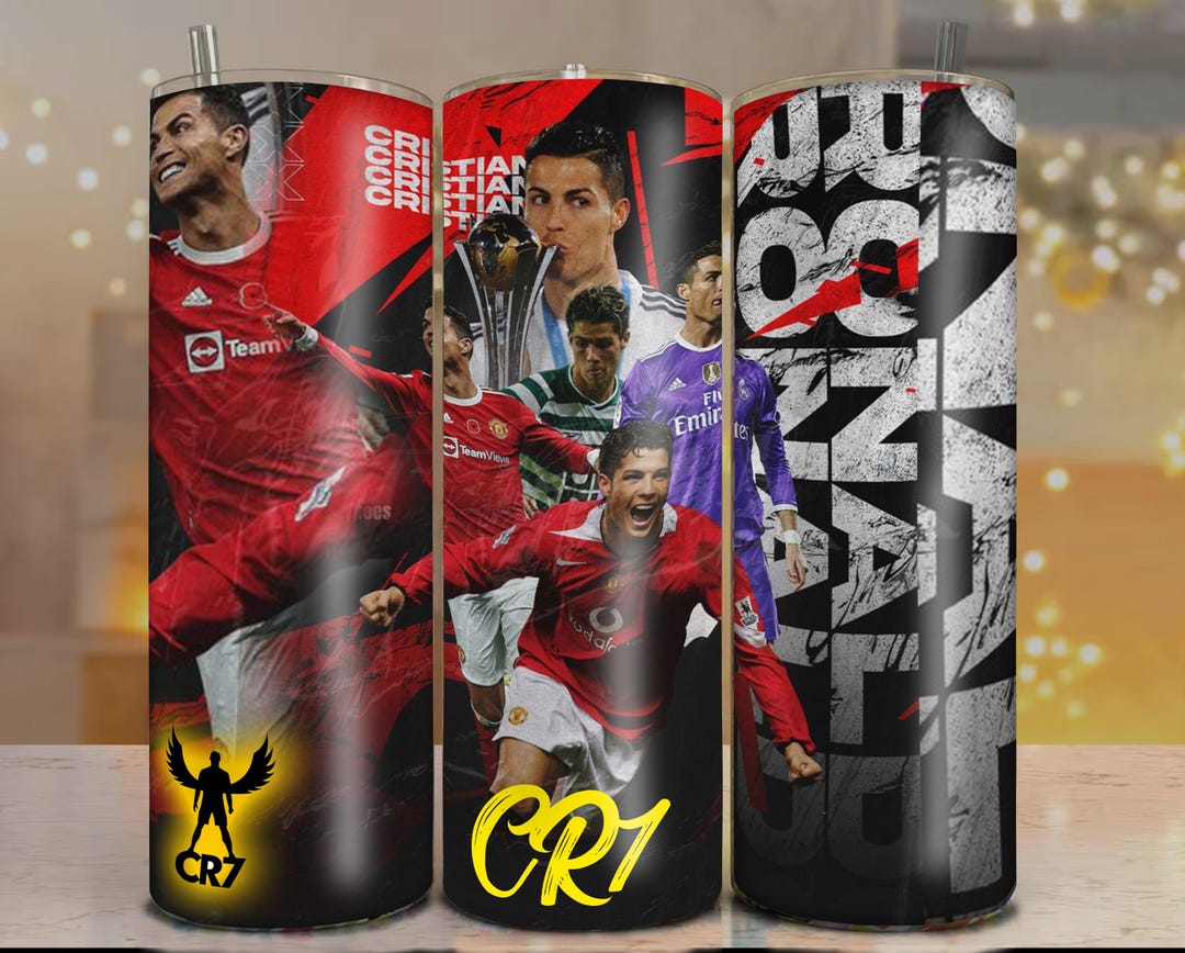 Cristiano Ronaldo Tumbler Wrap Digital Design Art - High Resolution ...
