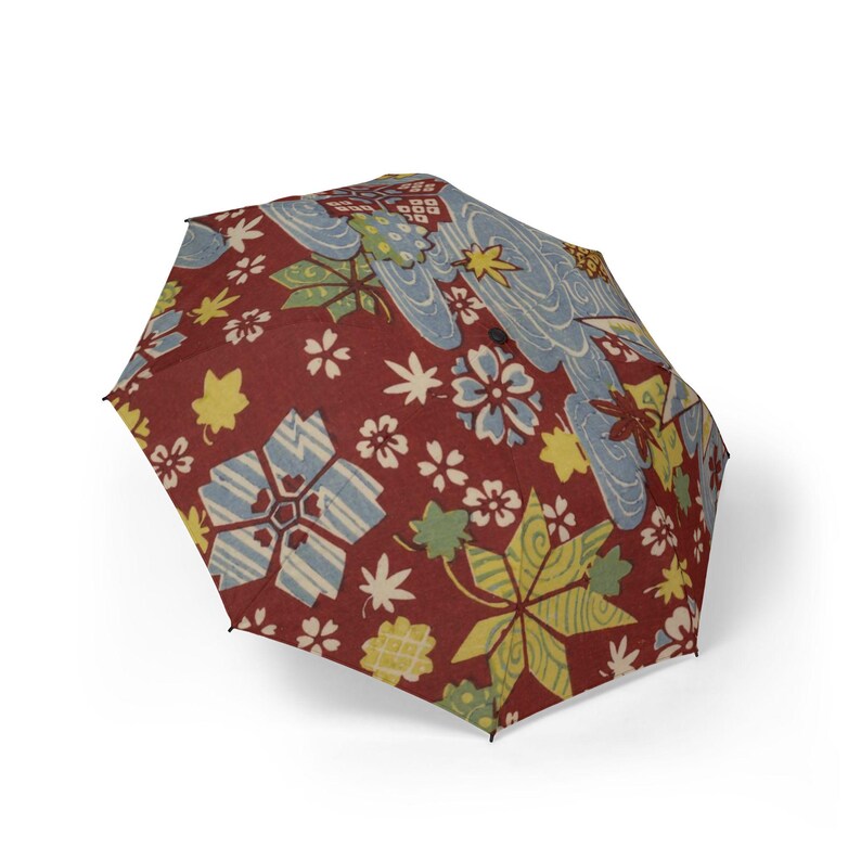 Umbrella, Traditional Japanese Pattern, Foldable Parasol for Rainy Days ...