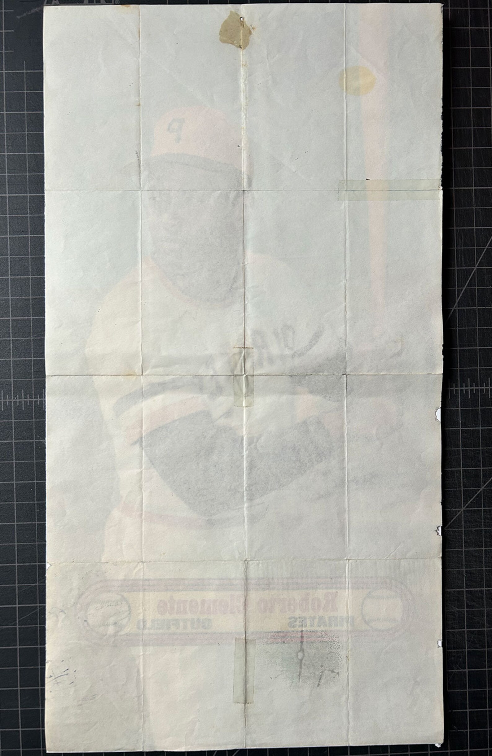 1972 Topps Poster Roberto Clemente - Etsy