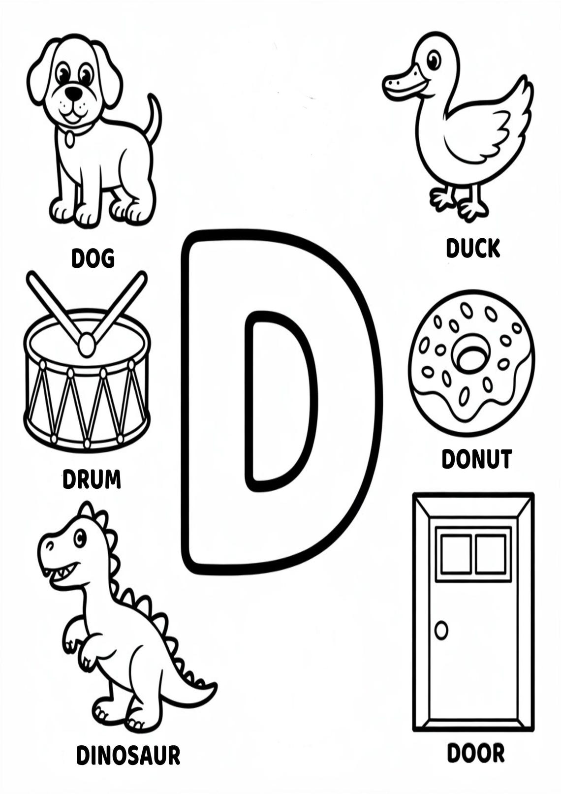 A-Z Coloring Pages - Fun Alphabet Activity Book - Educational Printable ...