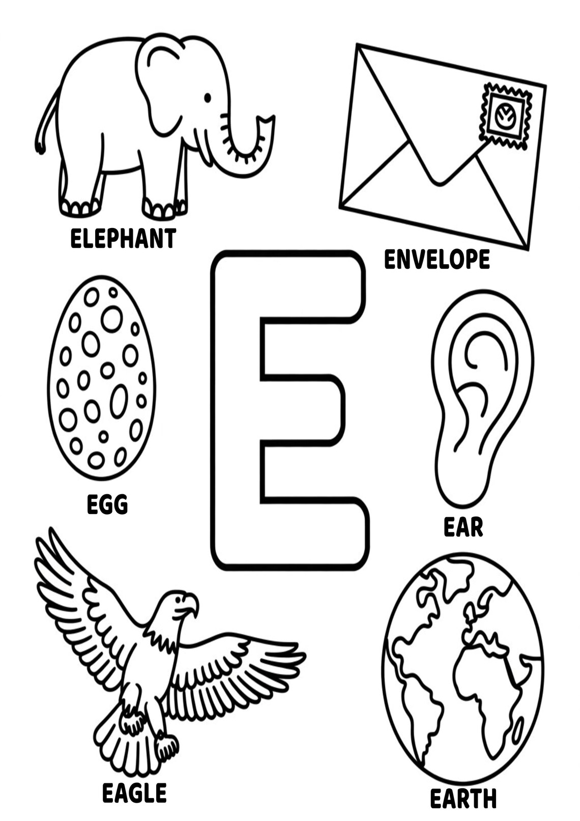 A-Z Coloring Pages - Fun Alphabet Activity Book - Educational Printable ...