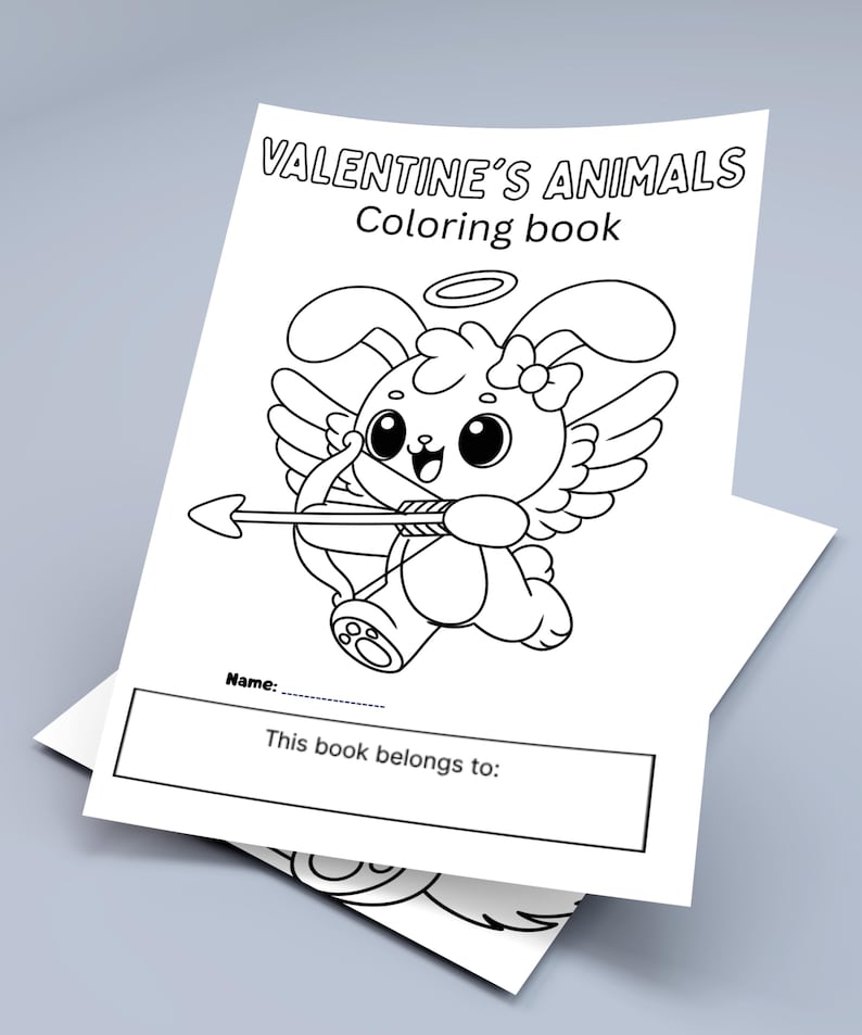 30 Valentine Animals Coloring Pages – Cute Animals Heart Designs ...