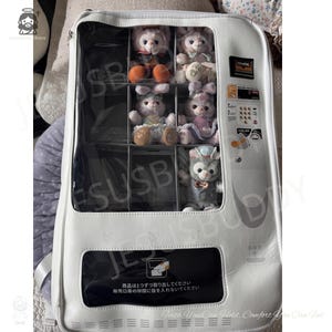 Ita Bag Backpack – Vending Machine Plush Display Backpack, Clear Window ...