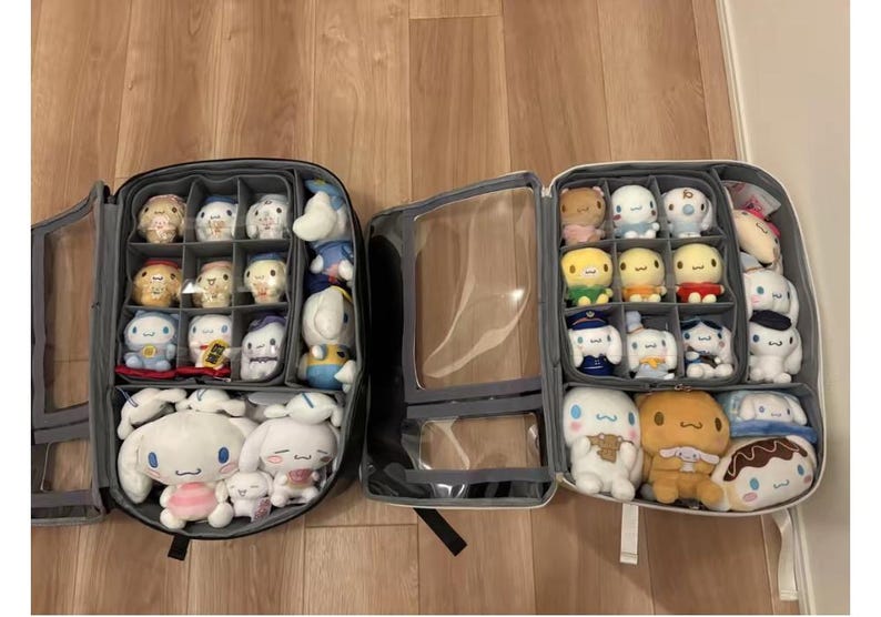 Ita Bag Backpack – Vending Machine Plush Display Backpack, Clear Window ...