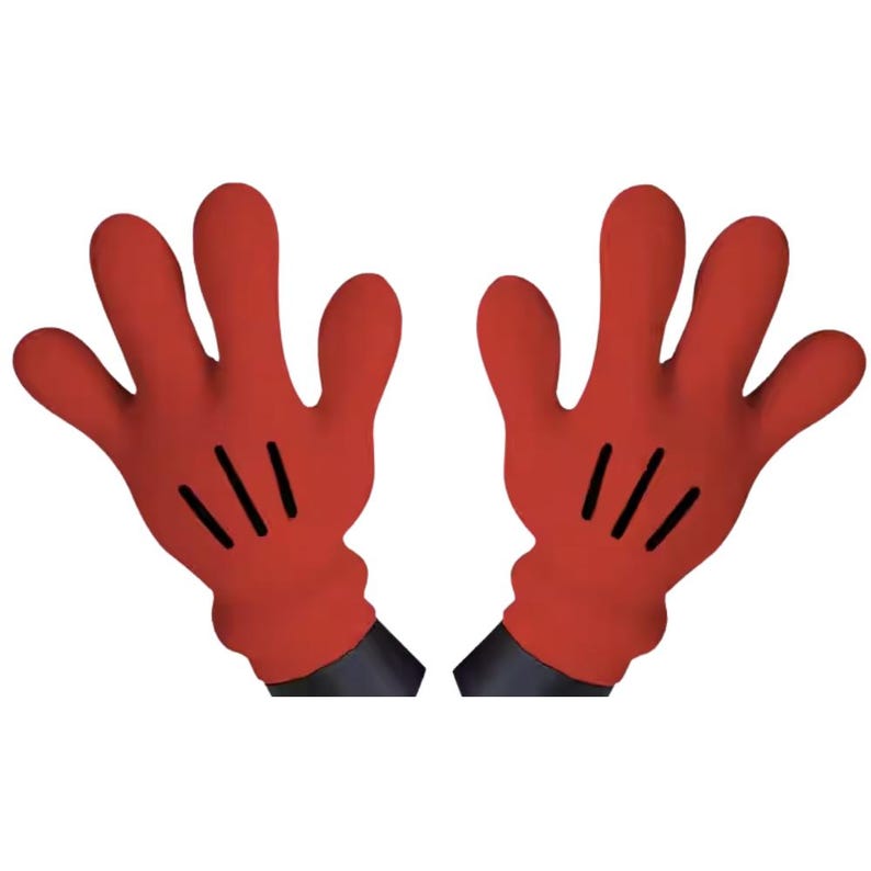 Cartoon Silicone Gloves, 4-finger Costume Cosplay Props, Fursuit ...