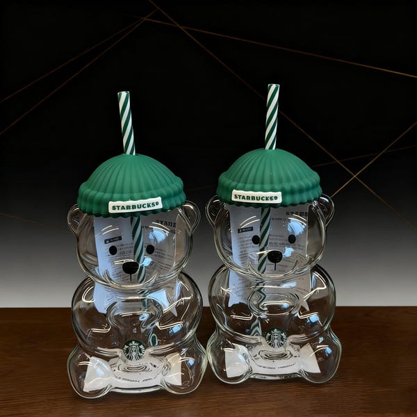 Glass Bear Shaped Cups - Etsy