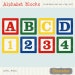 Blue Alphabet Blocks Clip Art Images, Baby Blocks Clip Art, Alphabet ...