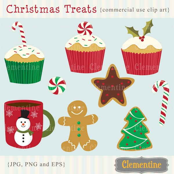 Christmas Treats Clip Art Images, Christmas Clipart, Christmas Vector ...