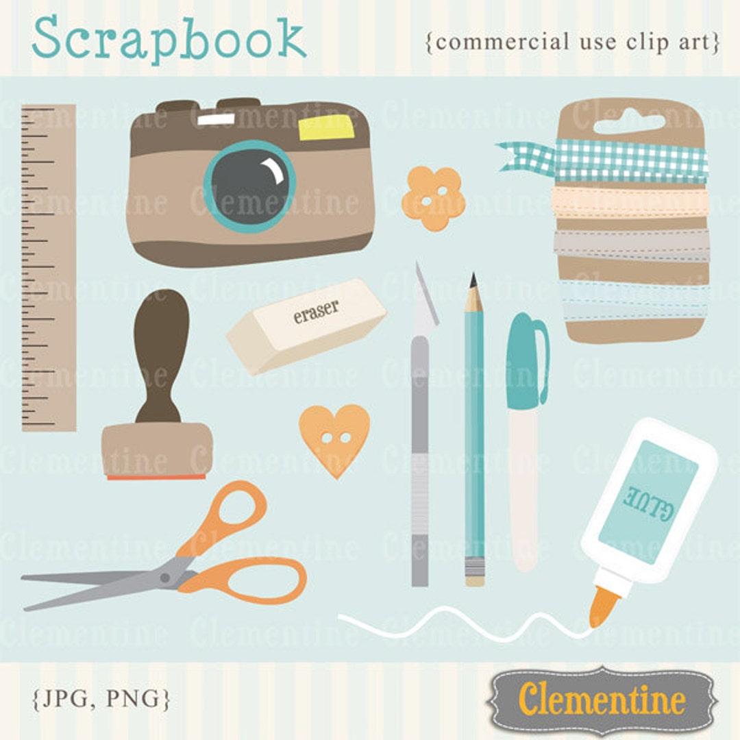 Scrapbook Clip Art, Scrapbook Clipart, Camera Clip Art Images for ...