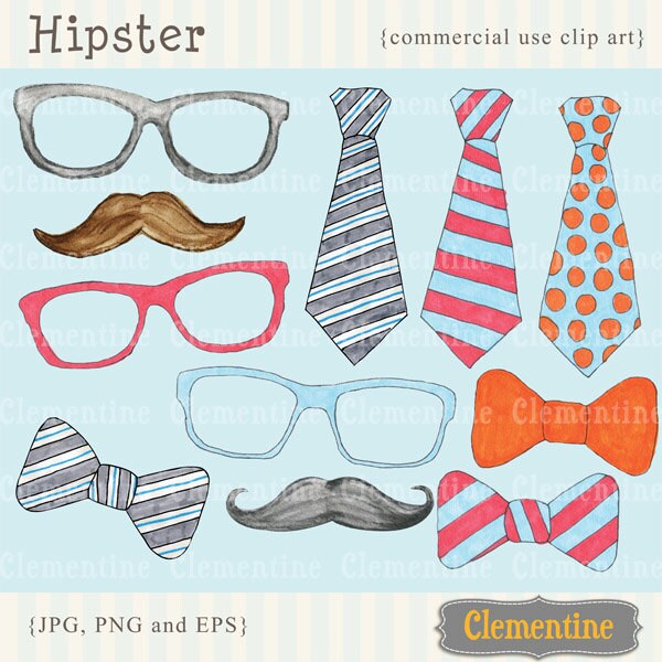 Mustache Clip Art - Etsy
