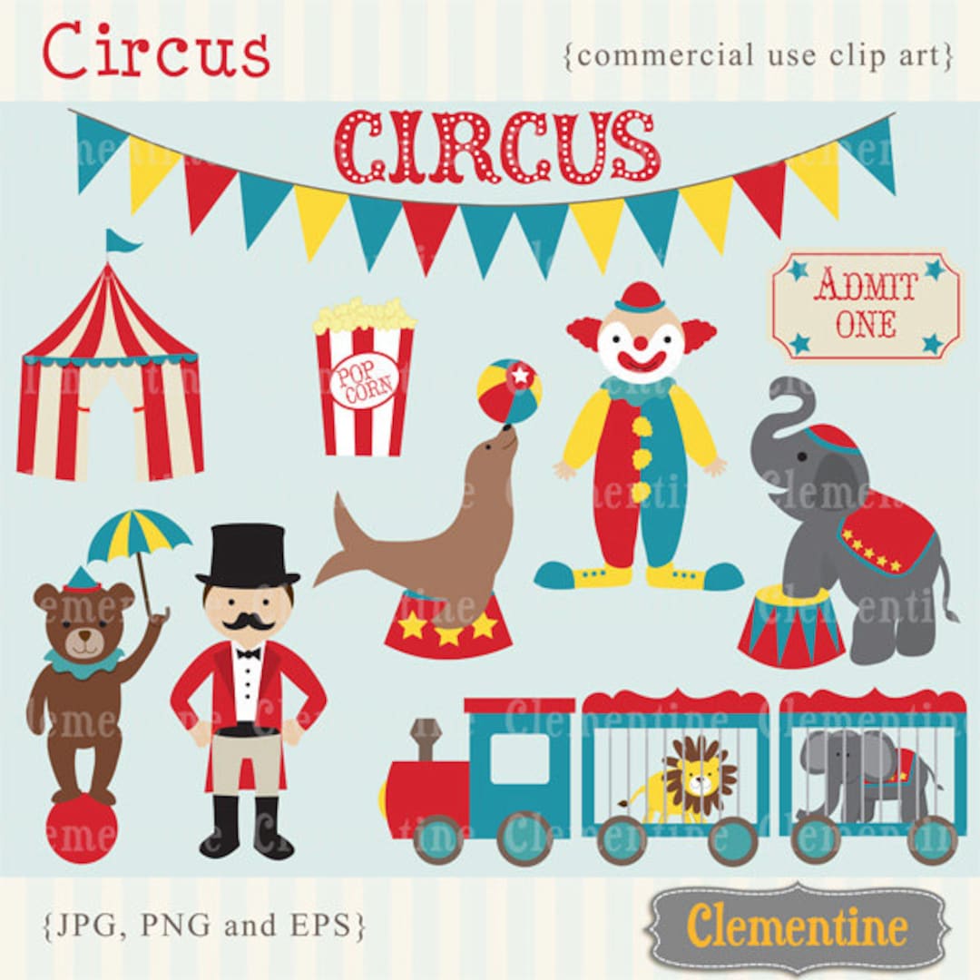 Musica Three Ring Circus Clipart