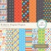 Robot Digital Paper 12x12, Digital Scrapbook Paper, Commercial Use ...