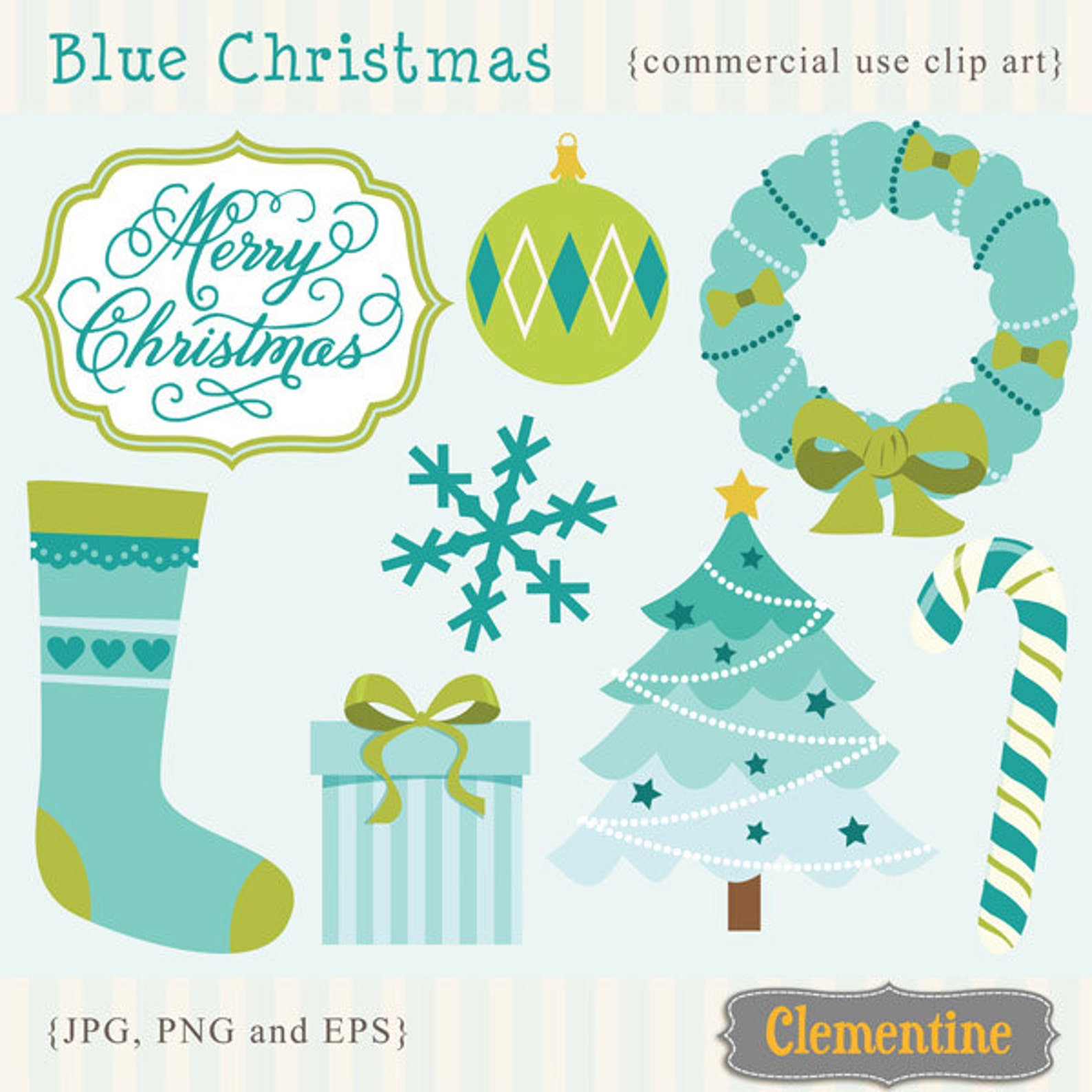 Christmas Clip Art Images, Blue Christmas Clipart, Royalty Free Clip ...