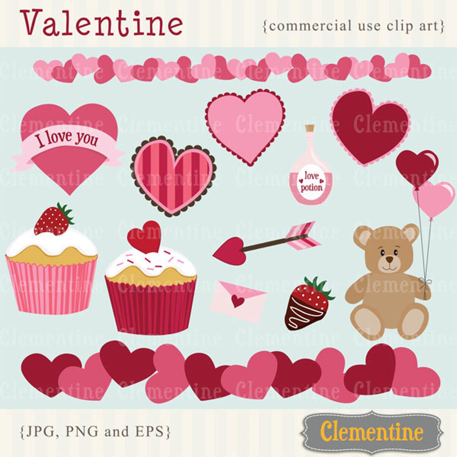 Valentine Clip Art Images, Valentine Vector Images, Heart Clip Art ...