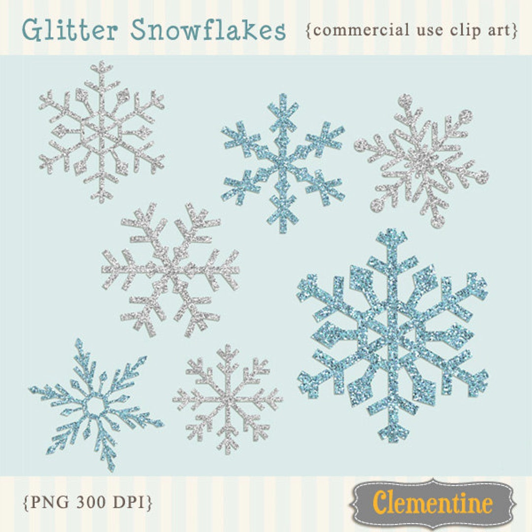 Glitter Snowflake Clipart, Glitter Snowflake Clip Art Images ...