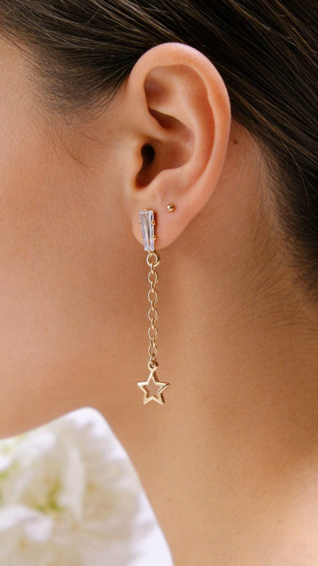 Handmade Star Drop Earrings, DIY Star Drop Earrings, Single Star Charm ...