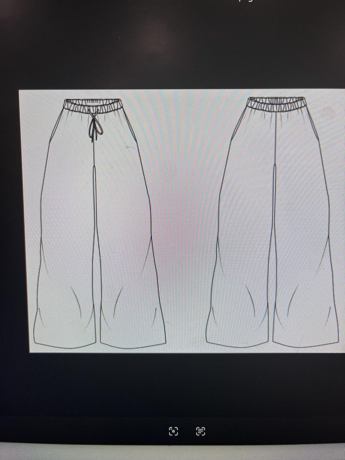Wide Leg Women’s Pants Sewing Pattern | Digital PDF | Elastic Waist ...