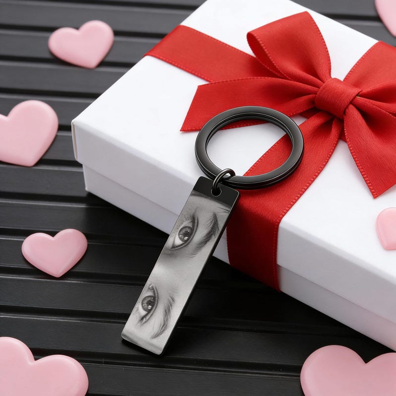 Custom Eye Engraved Keychain - Etsy