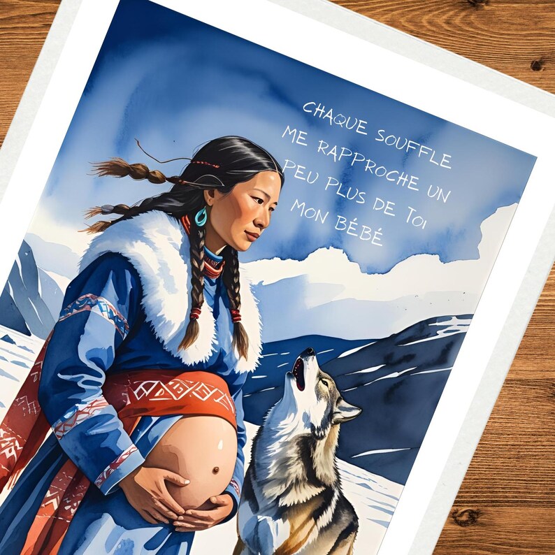 DIGITAL / Visual of Pregnant Woman / Illustration of Birth, Pregnancy ...