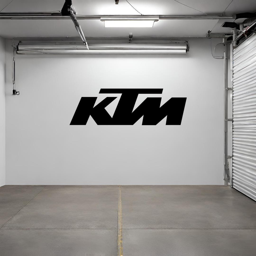 KTM Garage Sign: 90cm CNC Acrylic Wall Art for Bikers - Etsy