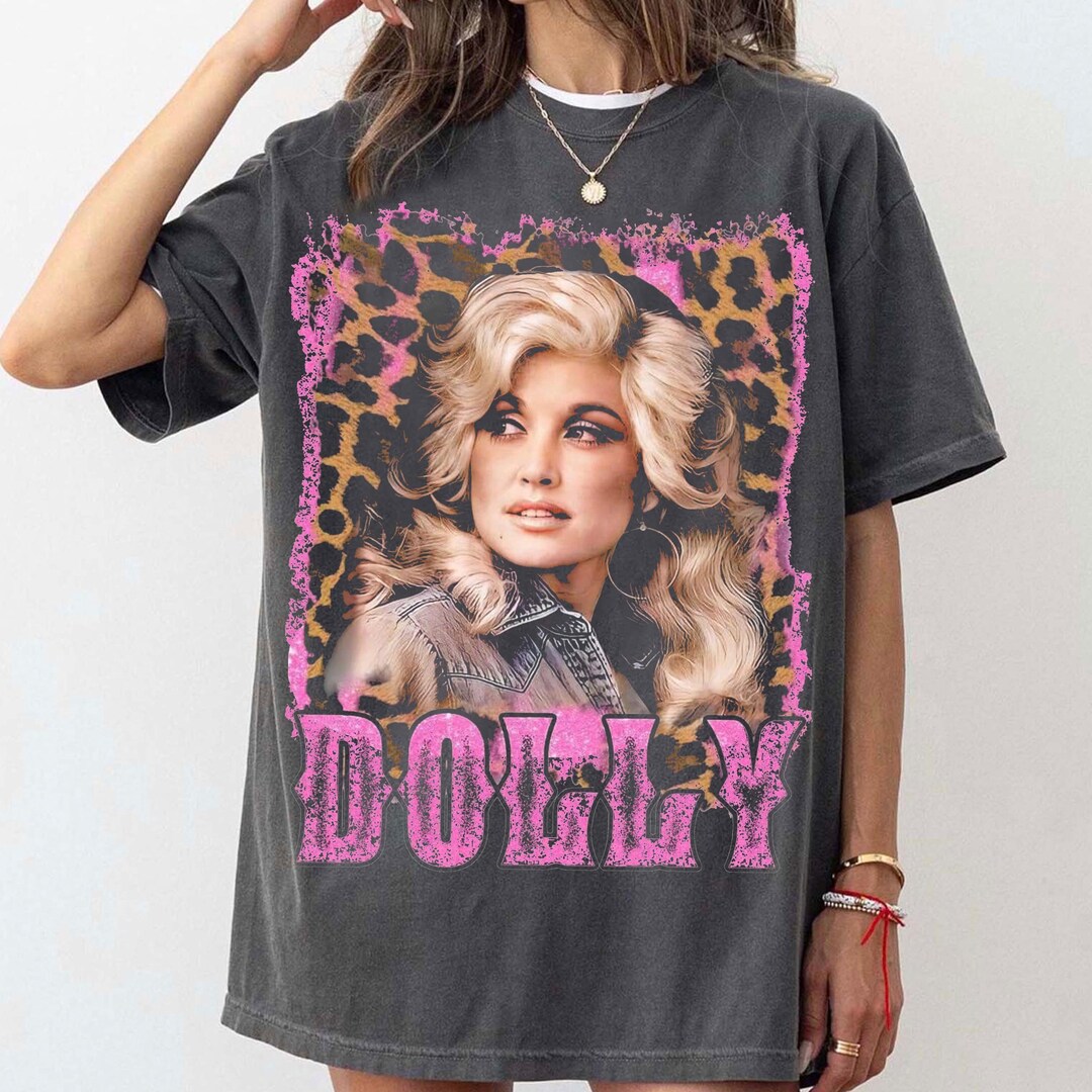 Dolly Parton Retro Tee / 80s Country Music Shirt. Autograph Gift ...
