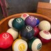 Vintage Man Cave Solid Striped 8 Ball Cue Ball Billards Game Room ...