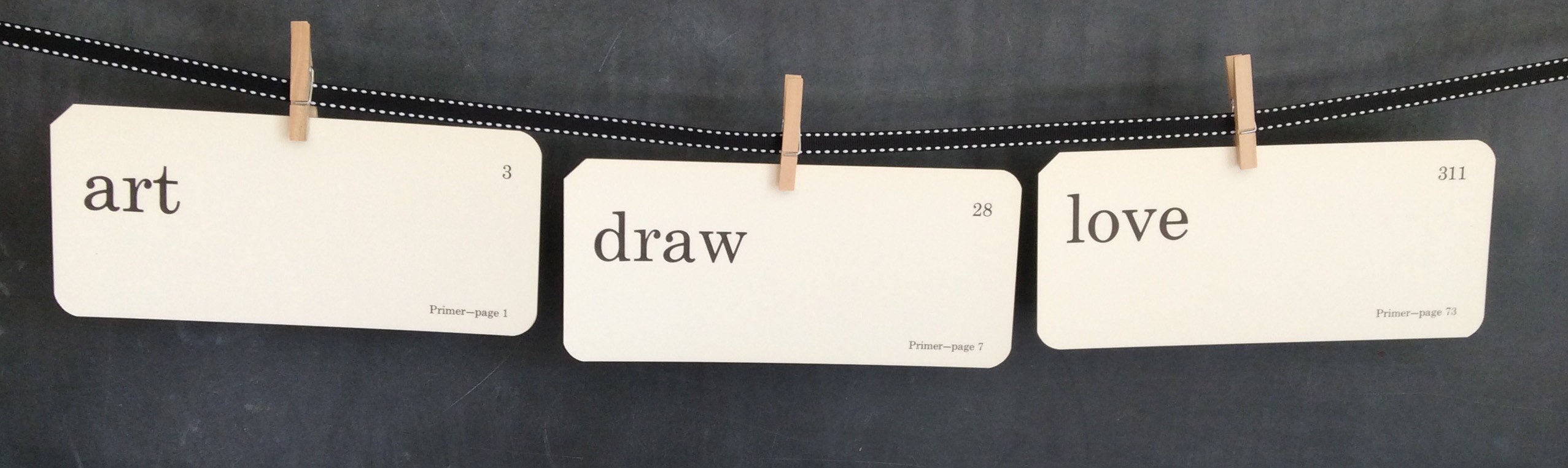 Vintage Flash Card Scrapbook Paper Wall Decor Collage Smile Life Kind ...