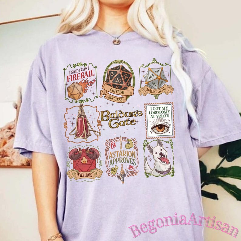Baldur’s Gate 3 High Elf Adventure Comfort Colors Shirt, Astarion ...