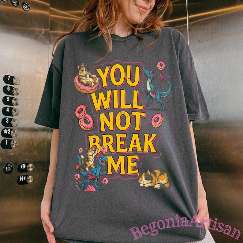 Dungeon Crawler Carl Comfort Colors Shirt, You Will Not Break Me Tee ...