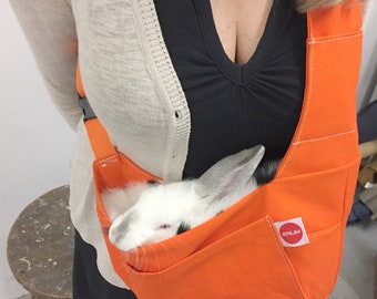 Luxury Small Pet Sling With Plush Faux Fur Bunny Sling Pet - Etsy