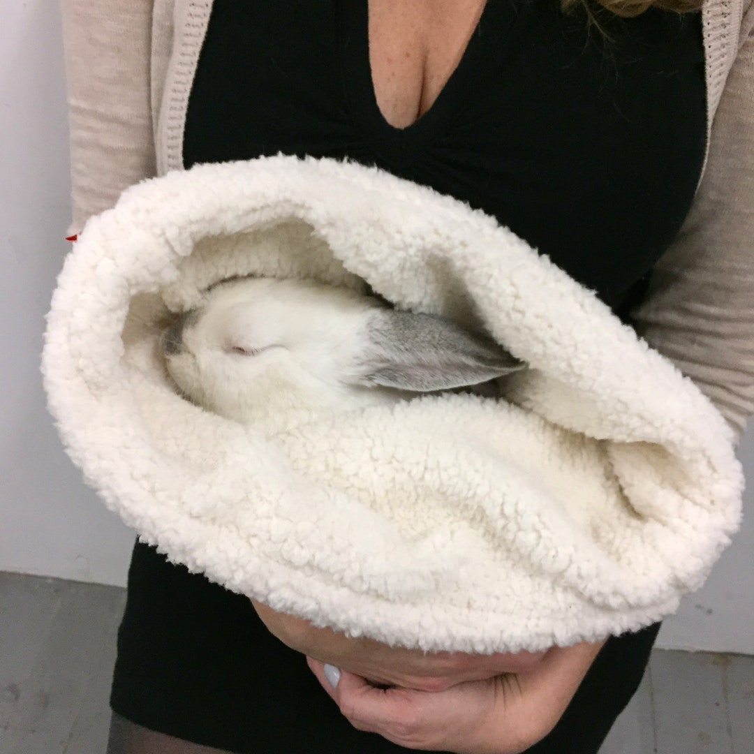 Luxury Faux Fur Snuggle Sack, Hidey Hole, Animal Carrier, Snuggle Pouch ...