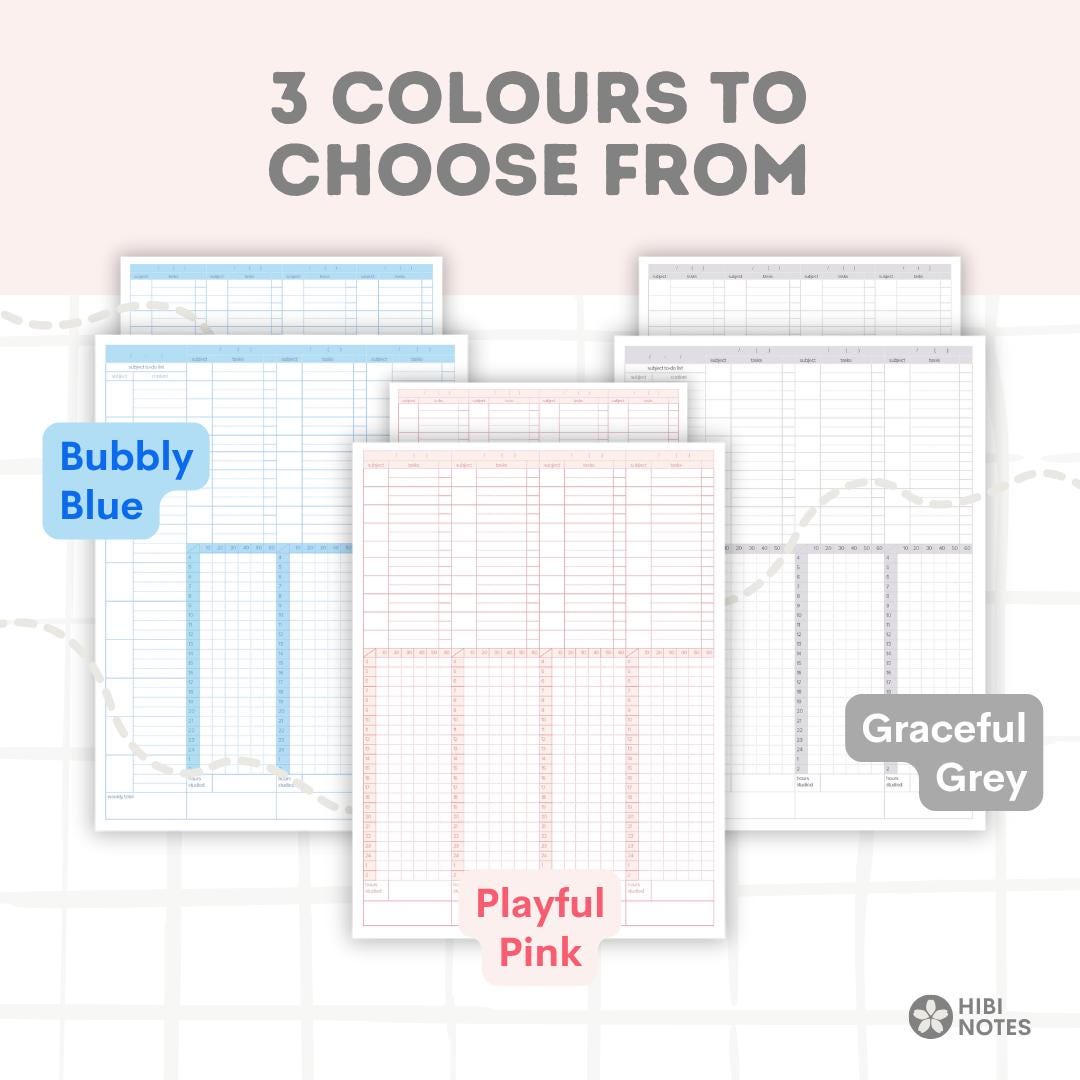 Kokuyo Campus Style Digital Weekly Planner | Japanese Study/work ...