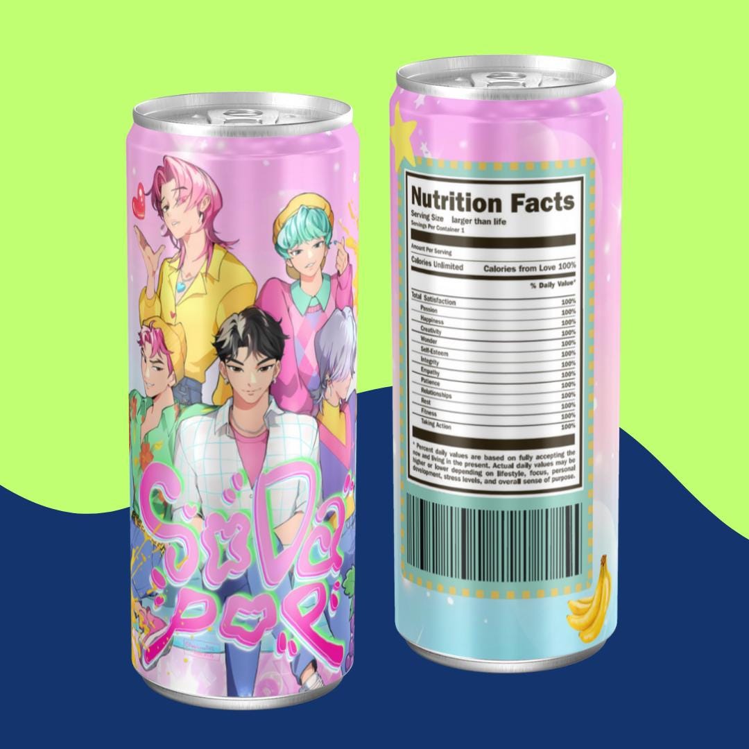 Kpop Soda Can Demon Hunters Printable | Kpop Soda Can Labels | Kpop ...