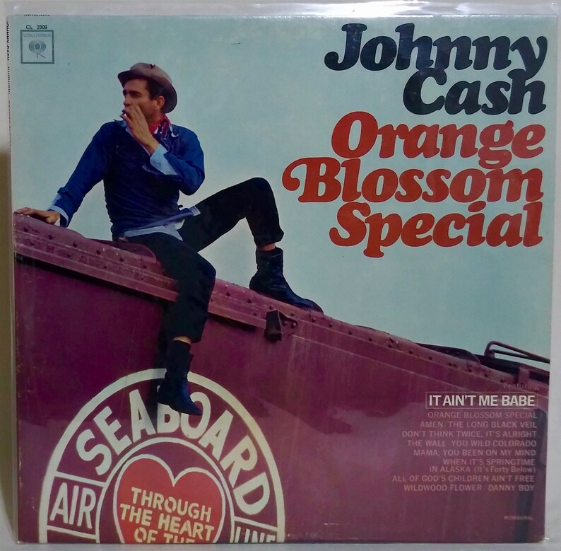 Johnny Cash Orange Blossom Special Columbia Records CL 2309 Early ...