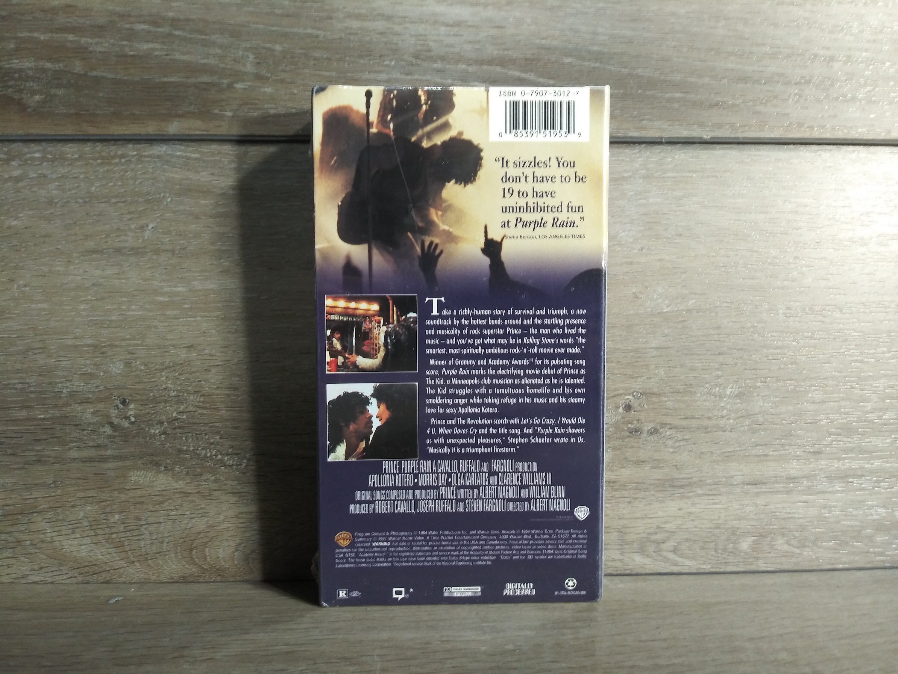Sealed VHS Prince Purple Rain Warner Bros Movie Tape Original 1997 ...