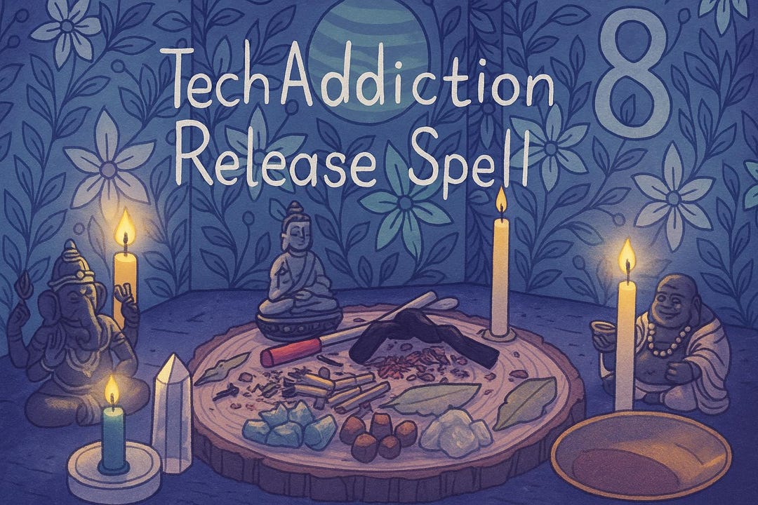 Tech Addiction Release Spell – Digital Detox & Mind Clarity Ritual ...