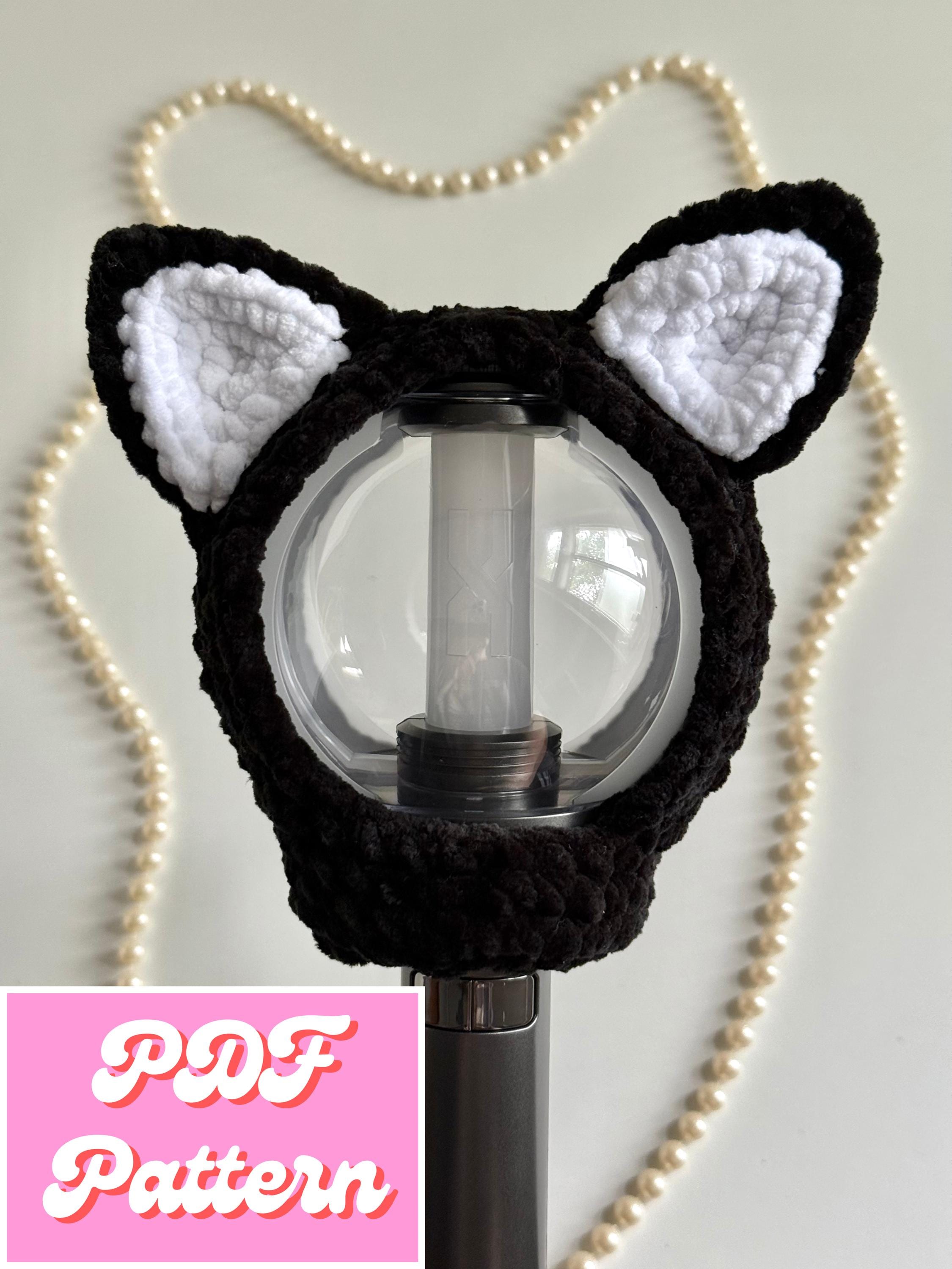 PDF PATTERN Black Cat Enhypen Kpop Lightstick Vers 2 Crochet Cover - Etsy