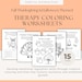 Fall Thanksgiving Halloween Themed Therapy Worksheets Mindfulness ...