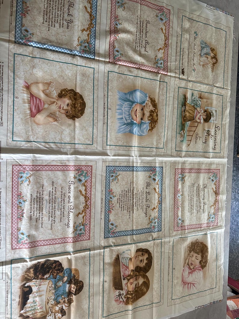 Learning to Pray Prayer DIY Fabric Panel Book - Etsy