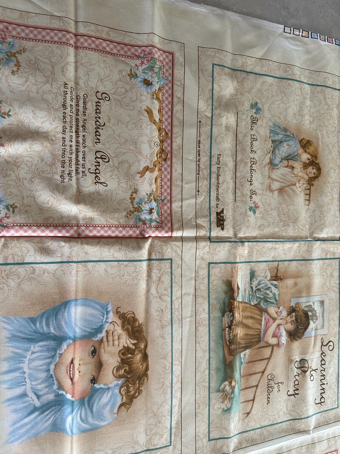 Learning to Pray Prayer DIY Fabric Panel Book - Etsy