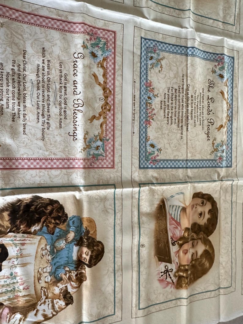 Learning to Pray Prayer DIY Fabric Panel Book - Etsy