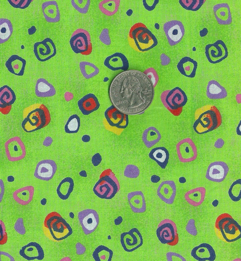 Neon Atomic Print Cotton Retro Hip Mod 2 Pieces 44 X 2 Yds - Etsy