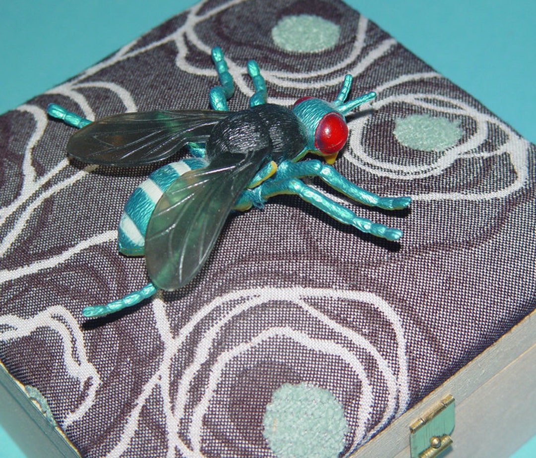 Goth Jewelry Box- 3D Insect -geekery Art- 6 X 6 X 4 Inches - Etsy