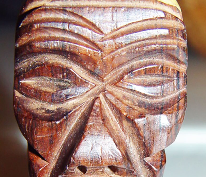 African Wood Carved Pin-ethnic Tribal Jewelry-midcentury - Etsy