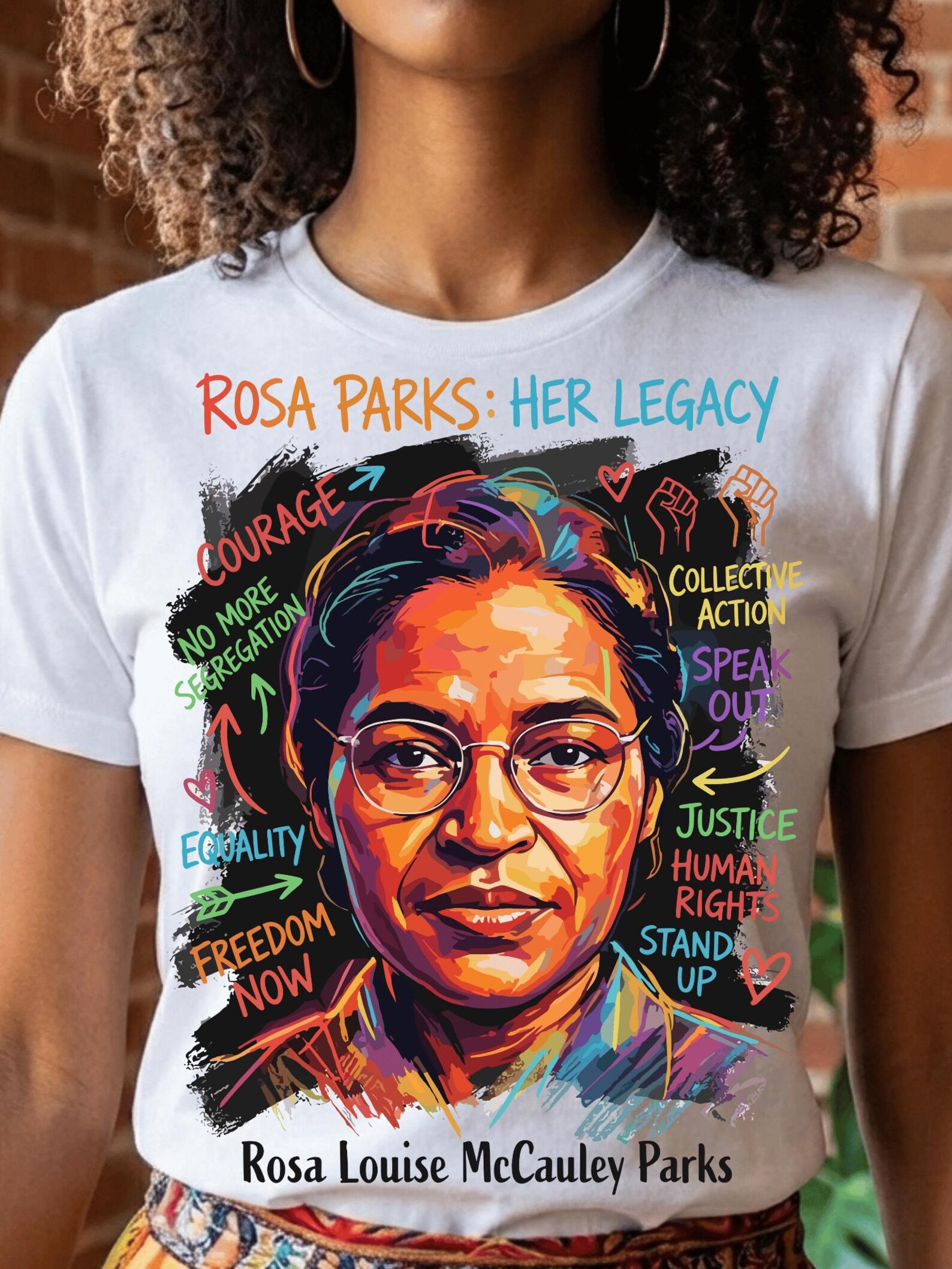 Rosa Parks Portrait Art | Civil Rights, Black History (PNG, SVG Digital ...