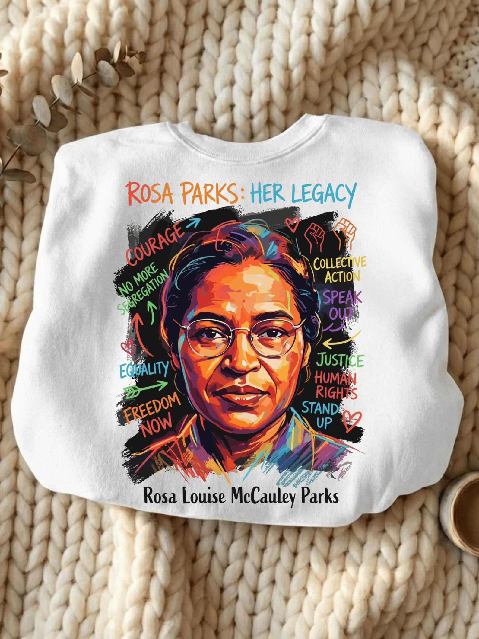 Rosa Parks Portrait Art | Civil Rights, Black History (PNG, SVG Digital ...