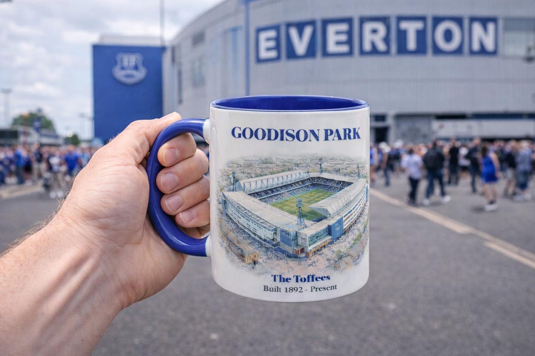 Everton Mug - Goodison Park Stadium Coffee Cup - Football Fan Gift - Etsy