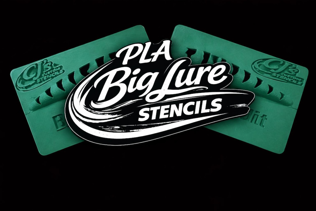 Big Lure Stencils | PLA Painting Template for Glide Baits, Wakebaits - Etsy