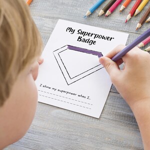 My Superpower Badge | Printable SEL Activity for Kids | Confidence ...